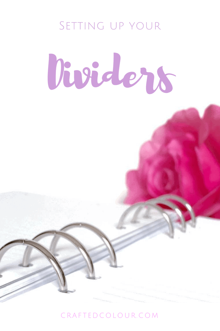 Setting up your Dividers – Crafted Colour